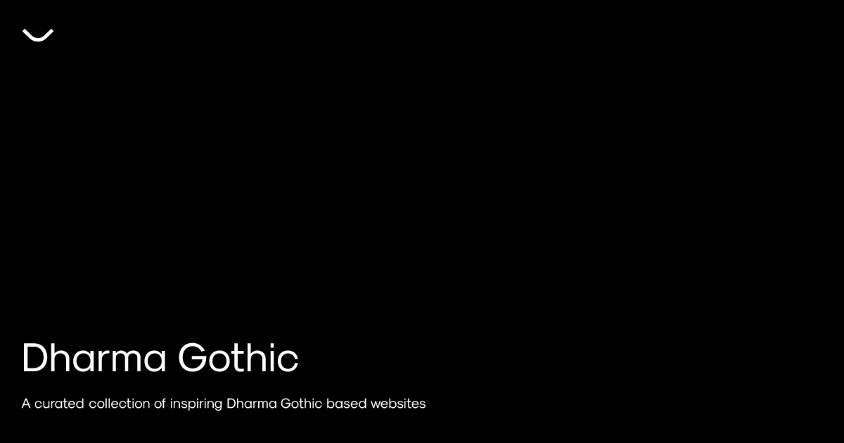 Websites using Dharma Gothic font | Unbound by default